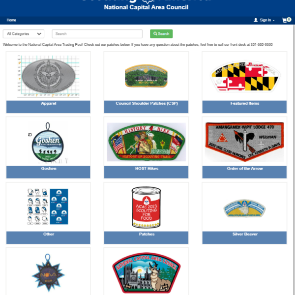 Scout Shop - National Capital Area Council